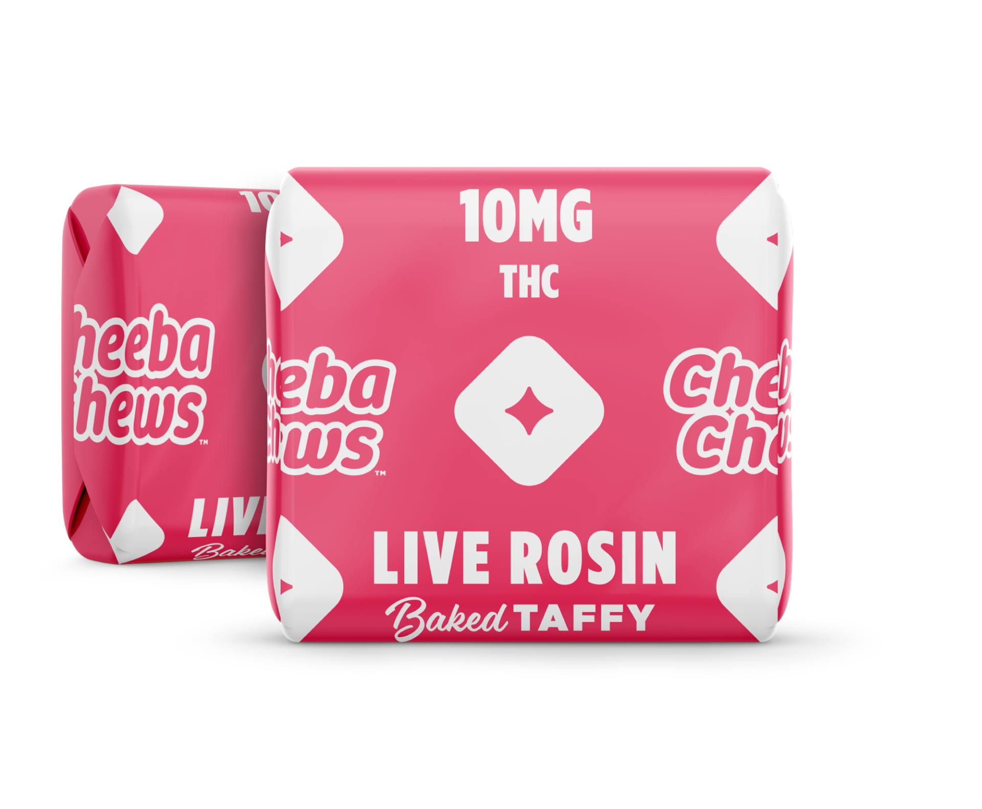 Fresh Strawberry Chews - Cheeba Chews Lipid-Enhanced Baked Taffy Edibles