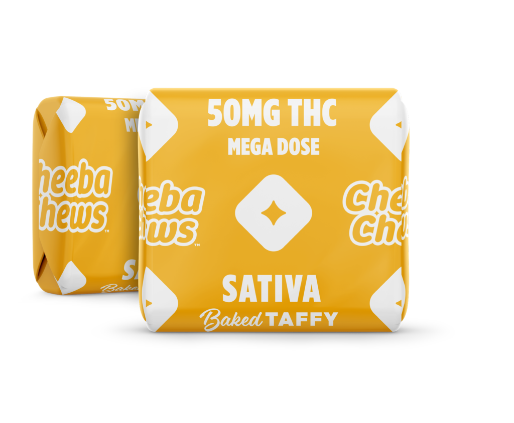 Sativa Mega Dose - Cheeba Chews Lipid-Enhanced Baked Taffy Edibles